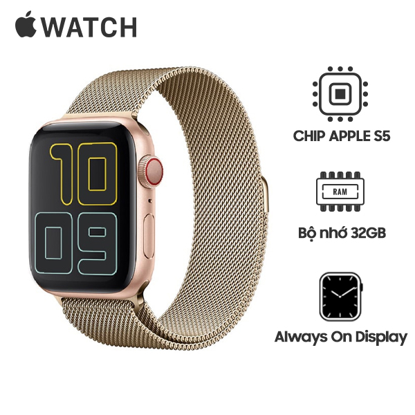Apple Watch Series 5 44mm LTE Viền Nhôm Cũ 99% | Giá rẻ, Trả góp 0%