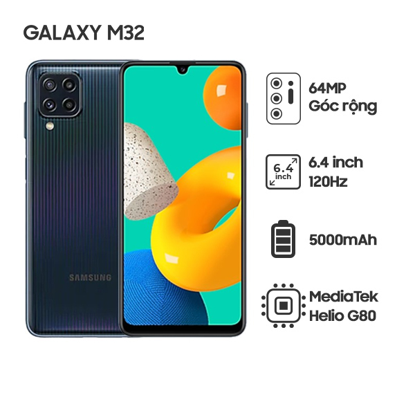Samsung Galaxy M32 8G/128GB Likenew - Fullbox | Giá rẻ, chơi mướt