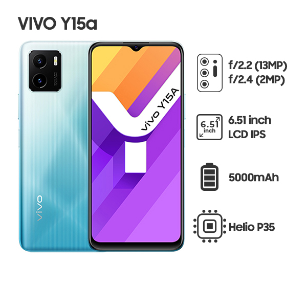 Vivo Y15A 4G/64GB Chính Hãng | Mức giá tốt nhất, nhiều ưu đãi