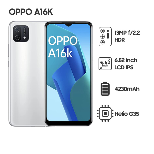 Oppo A16K 3G/32GB Chính Hãng | Chất Lượng, Giá Hấp Dẫn