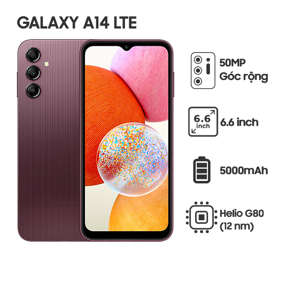 Samsung Galaxy A14 LTE 4G/128GB Likenew - Fullbox | Hiệu năng mượt mà ...