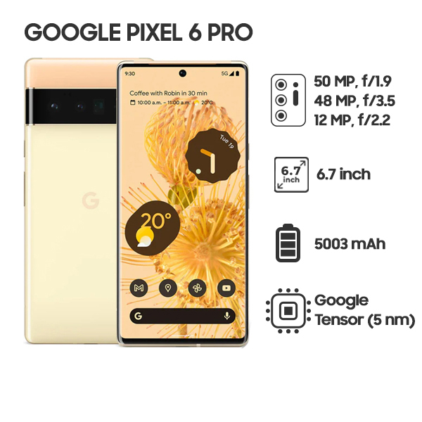 Google Pixel 6 Pro 12G/256GB Chính Hãng | Đập Hộp với giá tốt nhất