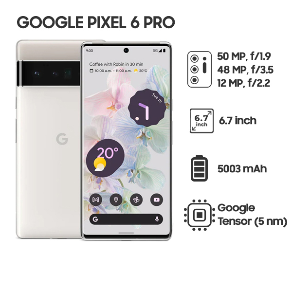 Google Pixel 6 Pro 12G/128GB Chính Hãng | Đập Hộp với giá tốt nhất