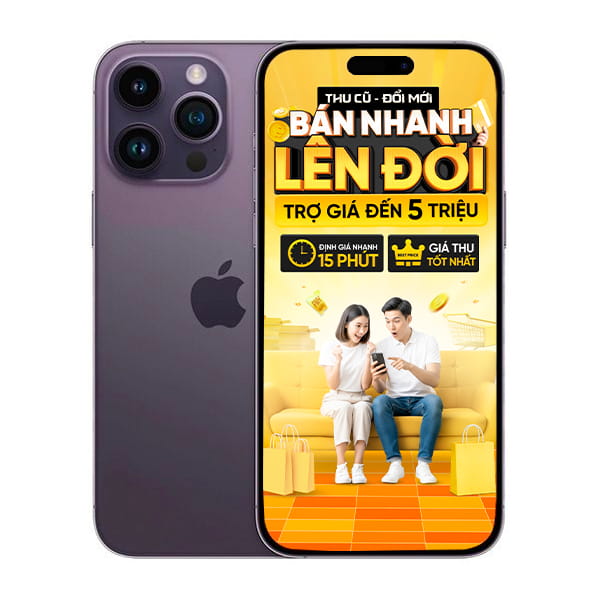 iPhone 14 Pro Max 128GB cũ 99% đẹp giá rẻ - Trả góp 0%